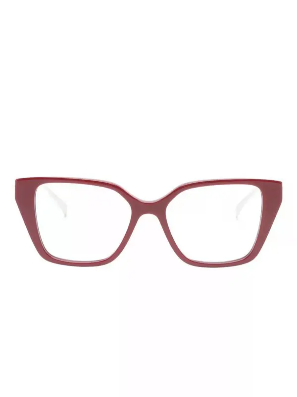 Gucci Cat-eye Frame Eyeglasses - Red