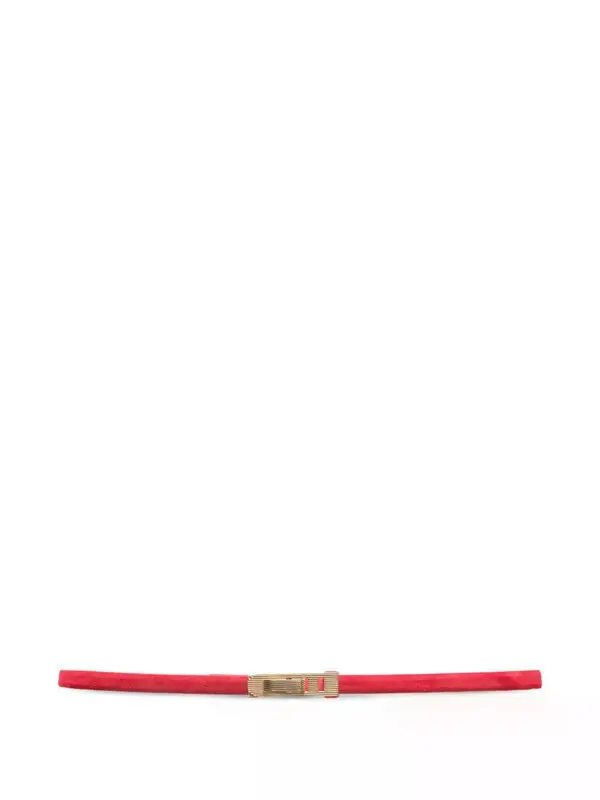 Alberta Ferretti Buckle Belt - Red