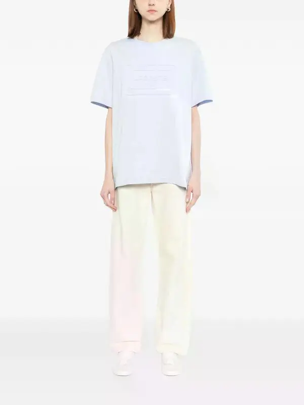 Lacoste Logo-embroidered T-shirt - Brown