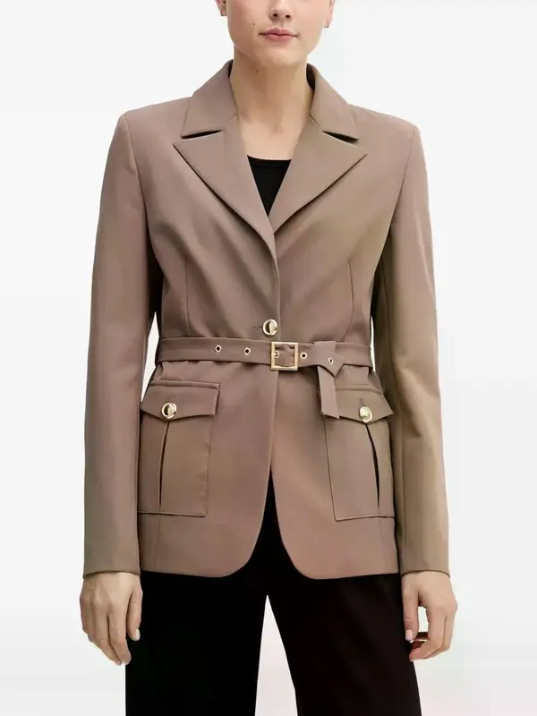 GAUDI Belted Pocket Blazer