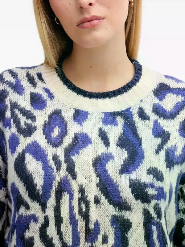 GAUDI Jacquard Pullover Sweater