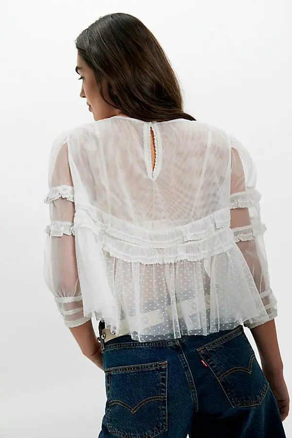 Free People Daisy Daze Blouse