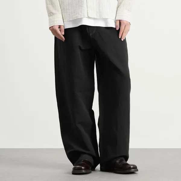 Studio Nicholson Cotton Linen Drawstring Trouser