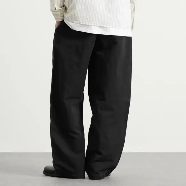 Studio Nicholson Cotton Linen Drawstring Trouser