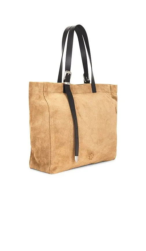 ALLSAINTS Haven Suede Tote - Brown