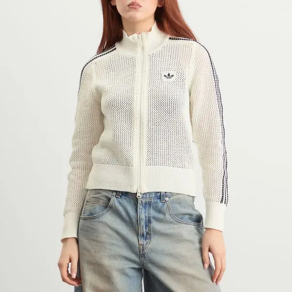 Adidas Crochet Knit Track Top