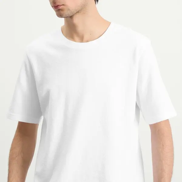 Folk Textured T-shirt - White