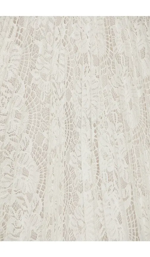 Simkhai Ellis Knit Lace Mini Dress