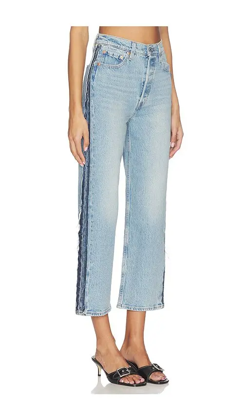 LEVI'S Ribcage Ankle Decon Straight Denim - Blue