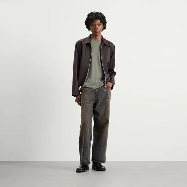Our Legacy Weave Mini Jacket - Crushed Grape