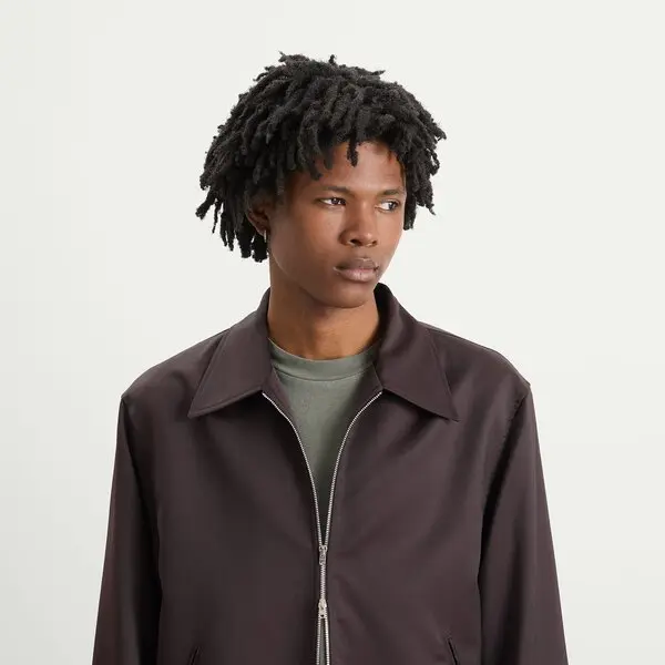 Our Legacy Weave Mini Jacket - Crushed Grape