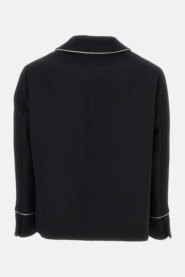 Fendi Tailored Wool And Silk Jacket