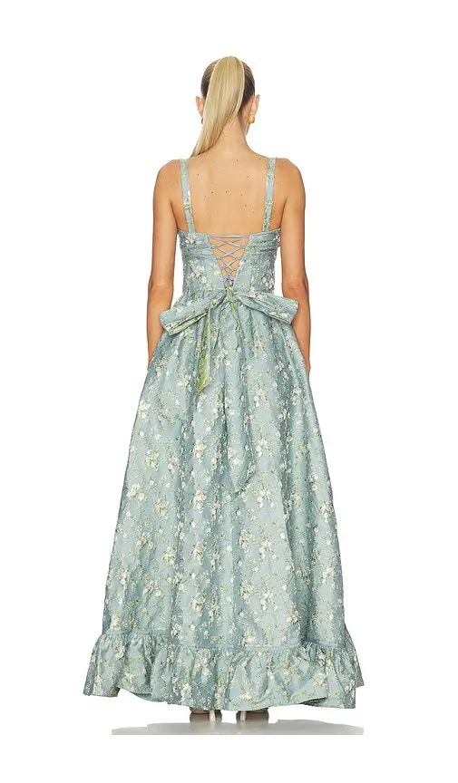 V. CHAPMAN Ava Brocade Gown