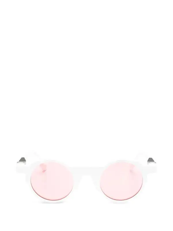 VAVA EYEWEAR Round Frame Sunglasses - White