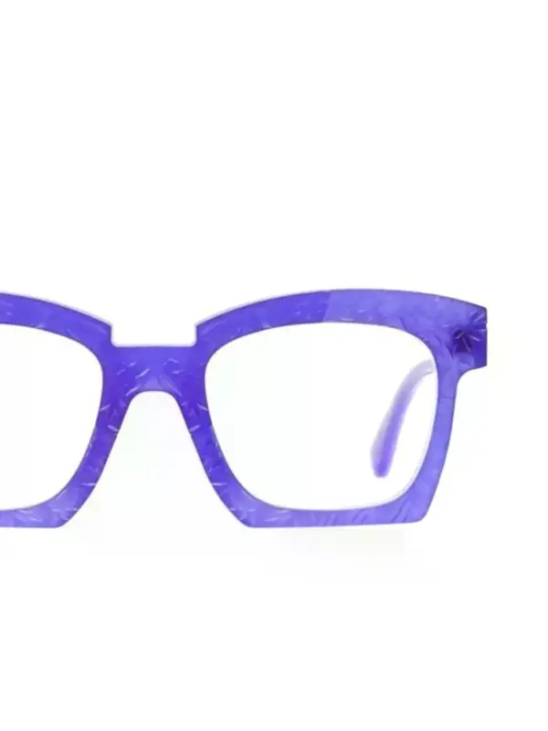 KUBORAUM Textured Square-frame Glasses