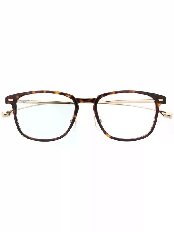 BOSS 0975 Square Eyeglasses - 2ik Havana Gold