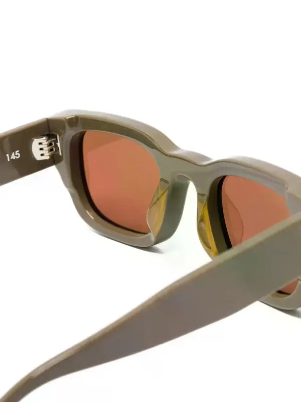 Thierry Lasry Foxxxy Rectangle-frame Sunglasses - Green