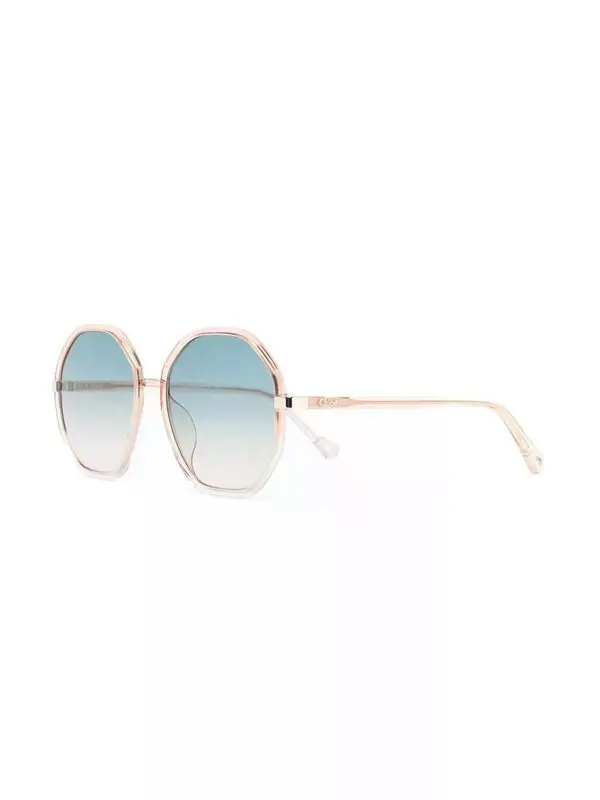 Chloé Round Frame Tinted Sunglasses