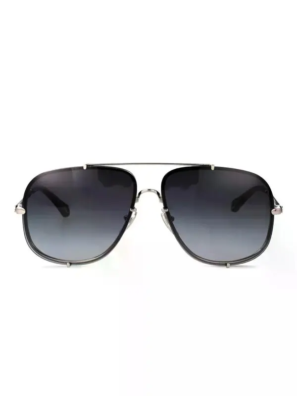 Chloé Pilot Sunglasses - Silver