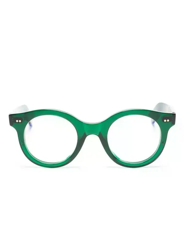 CUTLER & GROSS 1390 Round-frame Glasses - Green
