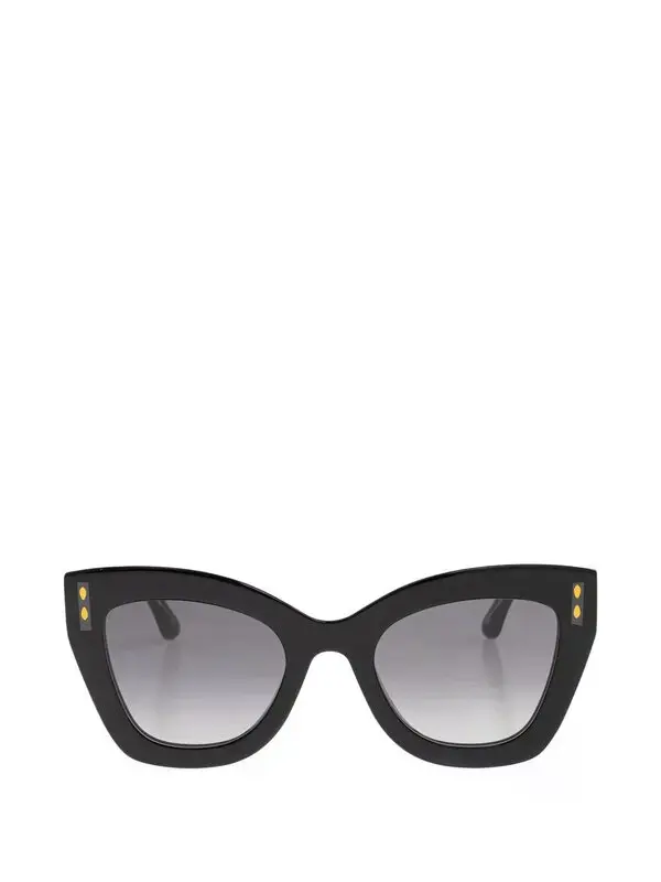 Isabel Marant Cat-eye Studded Sunglasses - Black