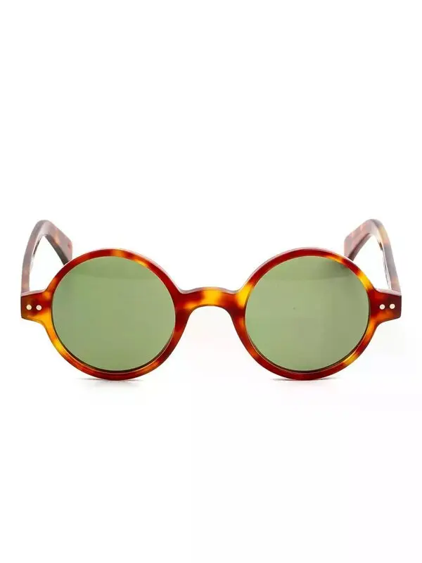 EPOS Palladio Tortoiseshell Round Sunglasses - Green