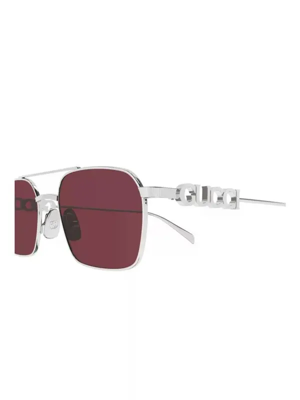 Gucci Logo-lettering Sunglasses