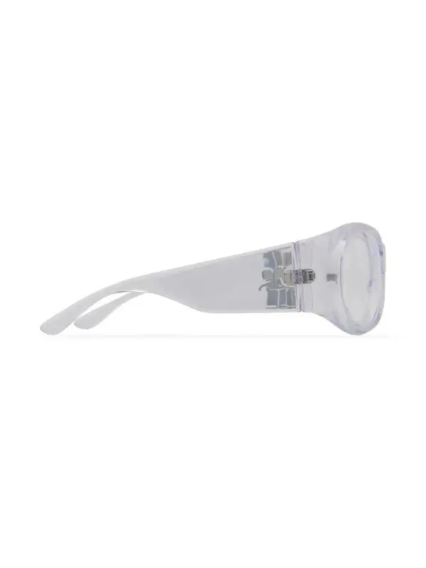 COURREGES Hybrid 01 Oval-frame Sunglasses