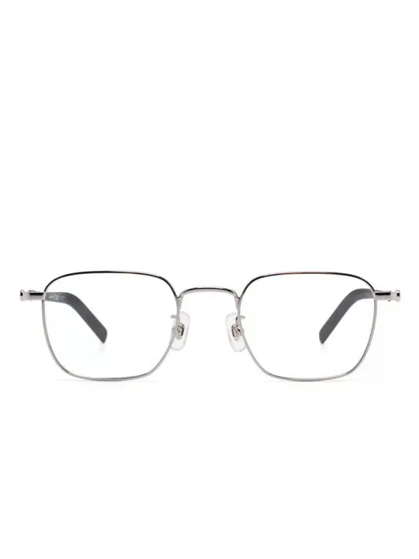 Montblanc Square-frame Eyeglasses - Silver