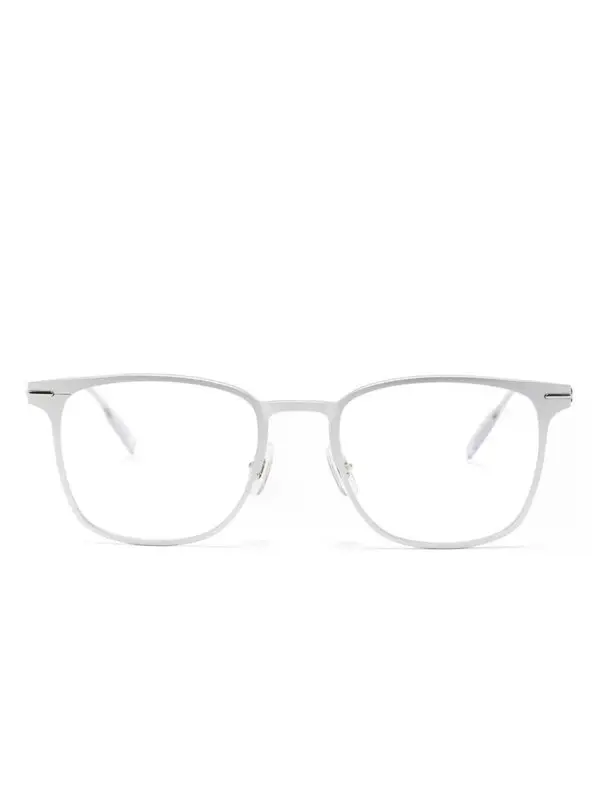 Montblanc Square Frame Eyeglasses - Silver