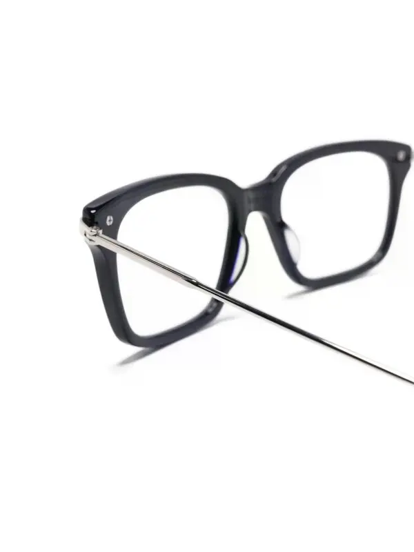 Thom Browne Rectangle-frame Glasses - Black