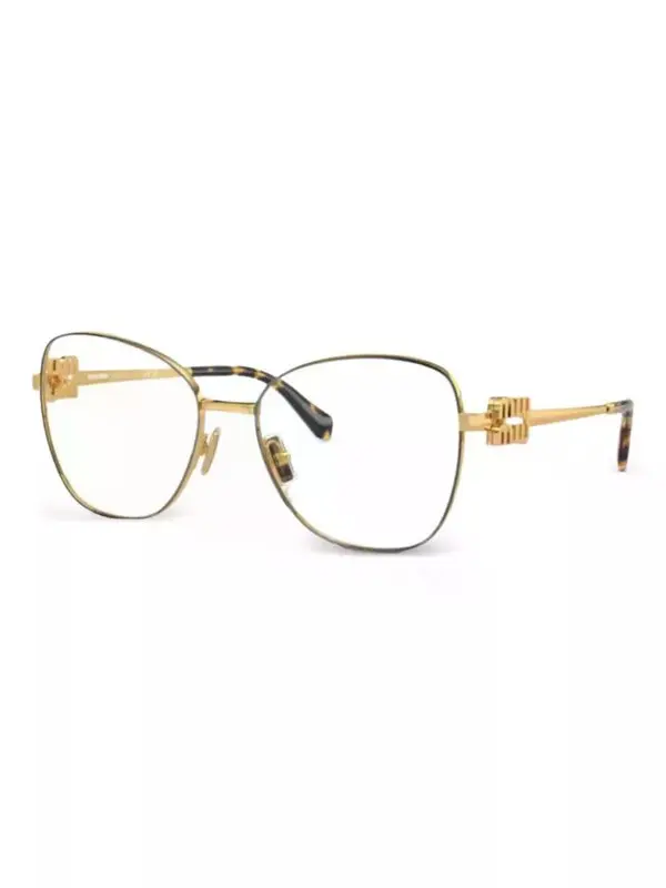 Miu Miu Cat-eye Frame Glasses - Yellow