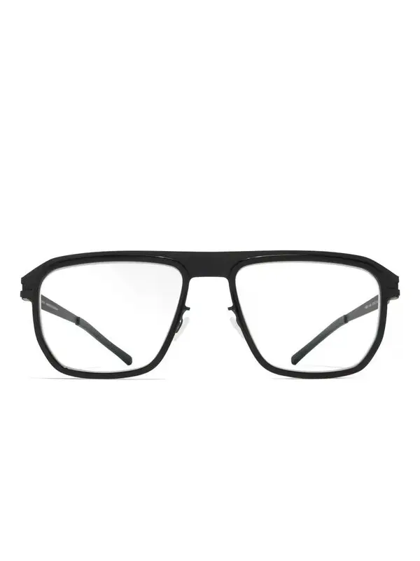 Mykita Geometric Frame Glasses - Black