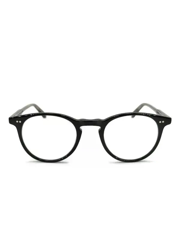 Garrett Leight Round-frame Eyeglasses - Black