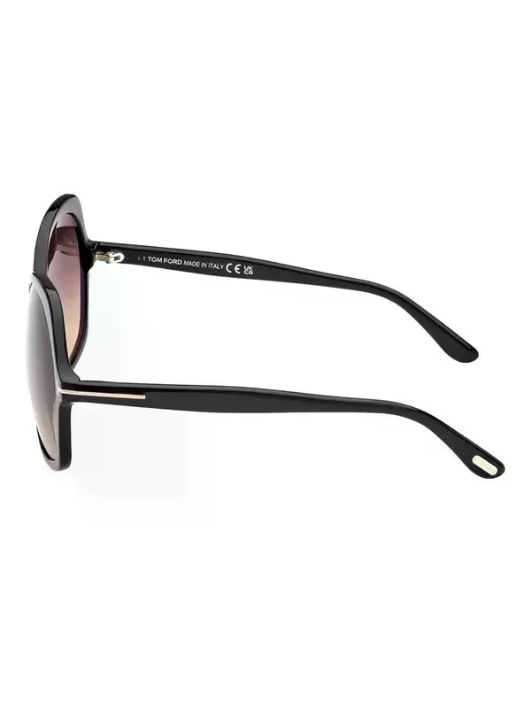 TOM FORD Geometric Frame Sunglasses
