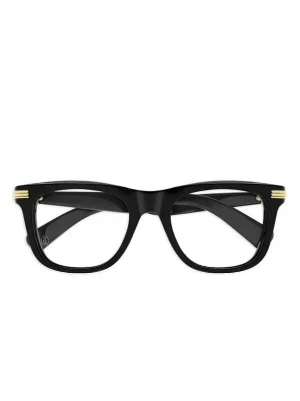 CARTIER Square-frame Glasses - Black