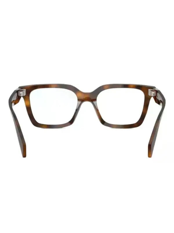 Prada Geometric-frame Glasses - Brown