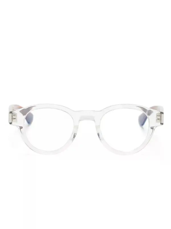 Saint Laurent Round-frame Eyeglasses - White