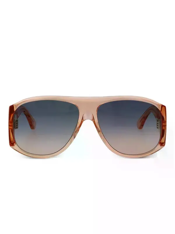 Chloé Round Frame Sunglasses - Neutrals
