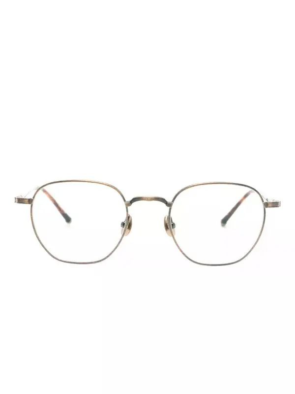 Matsuda M3161 Eyeglasses Round Frame - Gold
