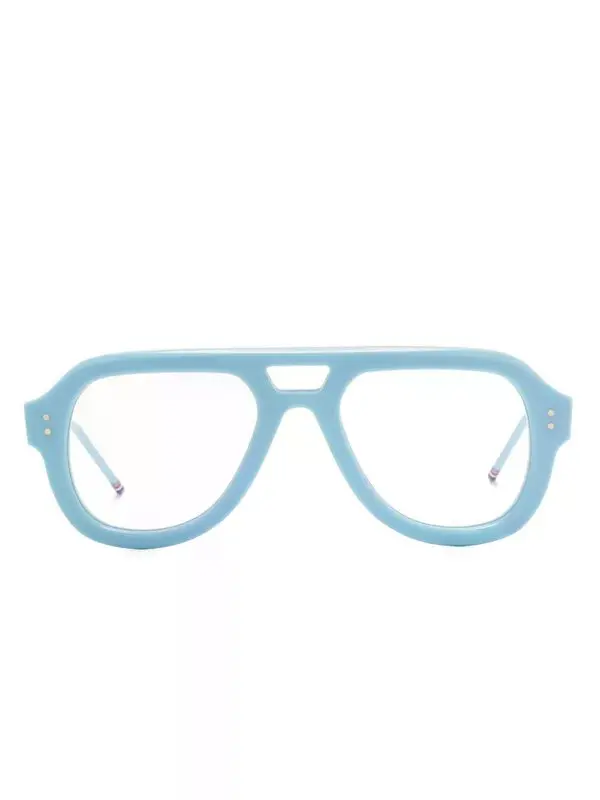 Thom Browne Pilot-frame Eyeglasses - Blue
