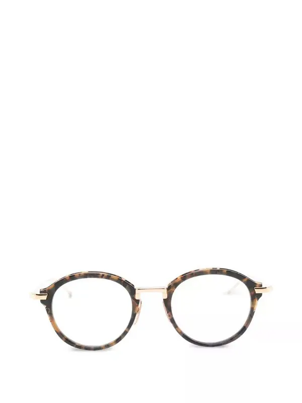 Thom Browne Round-frame Eyeglasses - Brown