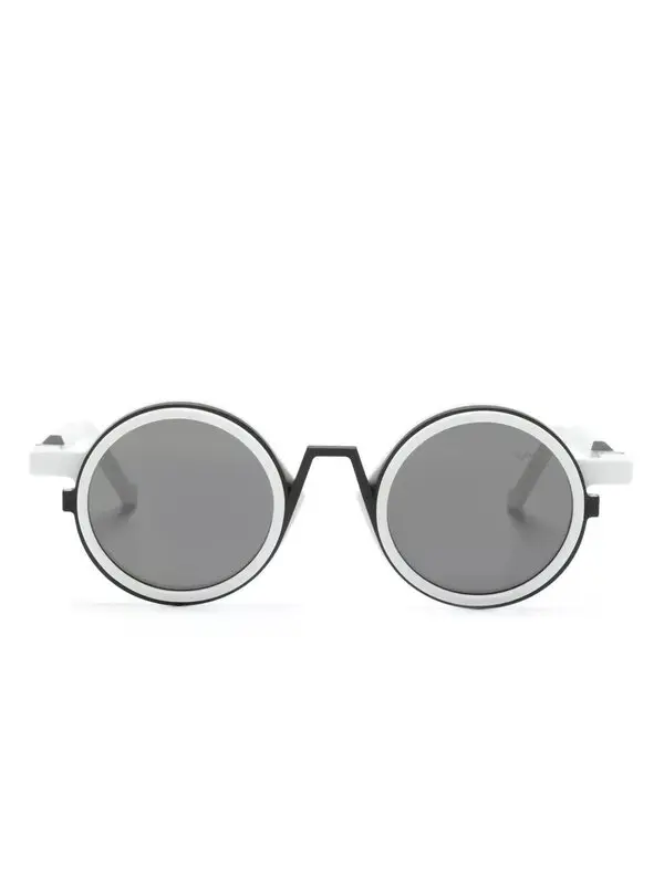 VAVA EYEWEAR Round Frame Sunglasses - White
