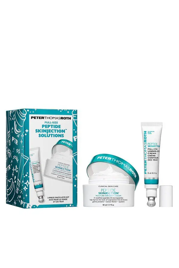 PETER THOMAS ROTH Full-size Peptide Skinjection Solutions Face &amp Eye Kit Duo - Aqua