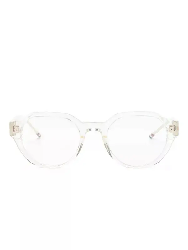Thom Browne Round-frame Glasses - Neutrals