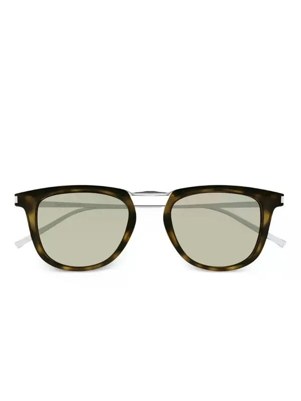 Saint Laurent Tortoiseshell Sunglasses - Brown