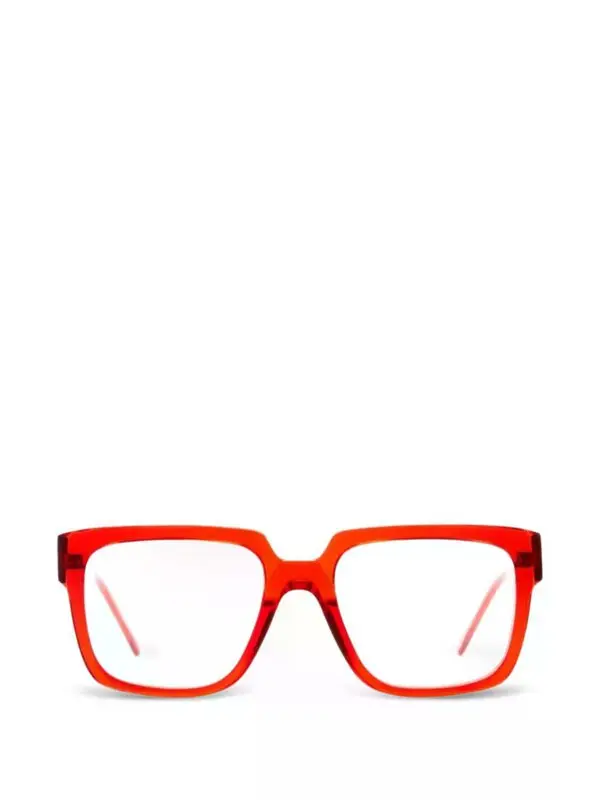 KUBORAUM Square-frame Glasses - Red