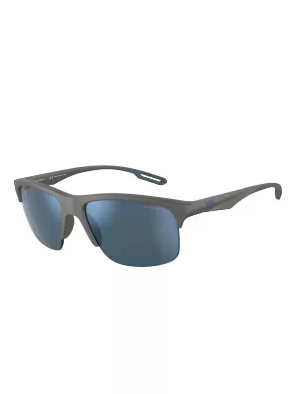 Emporio Armani Half-rim Sunglasses - Grey
