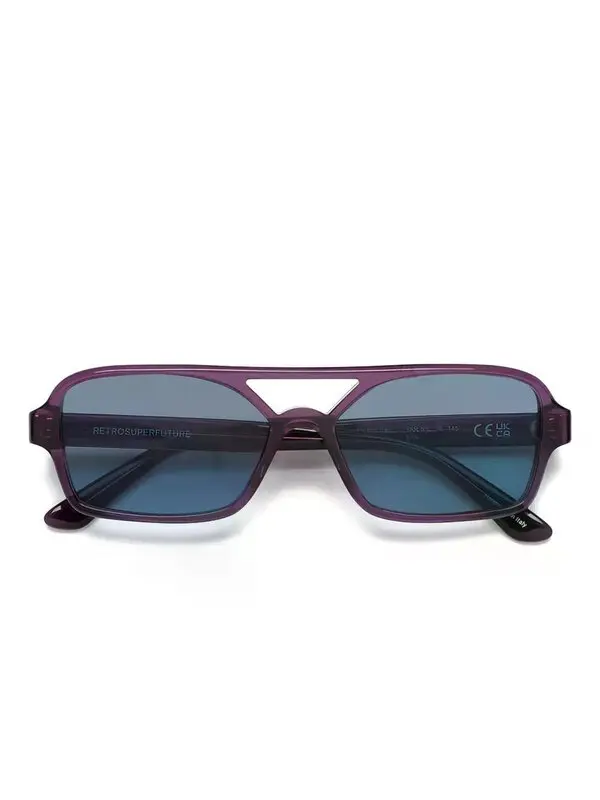 RETROSUPERFUTURE Vico Pilot-frame Sunglasses - Purple