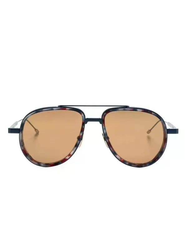 Thom Browne Pilot-frame Sunglasses - Blue